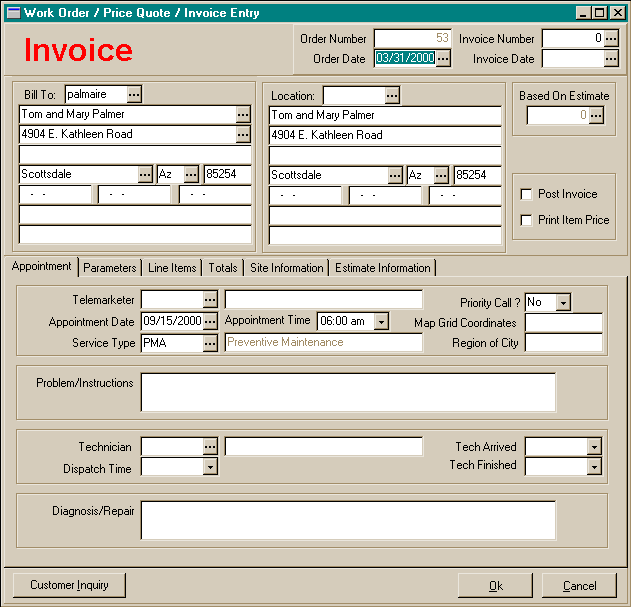 Customer Contracts
